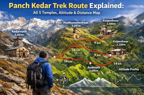 Panch Kedar Yatra Route Explained 2026